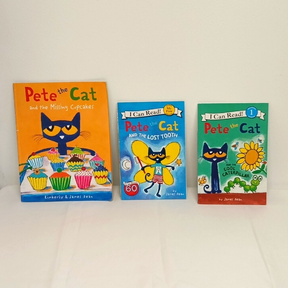 scholastic. | Other | Pete The Cat 3 Books Pete The Cat And The Cool ...